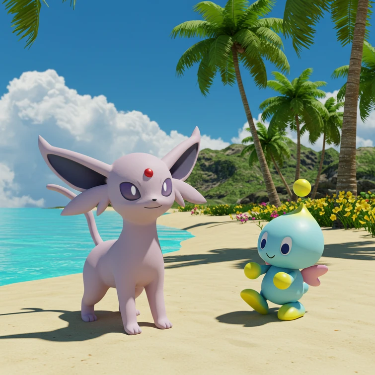 Blaze the Cat sees a Chao for the first time! | Fandom