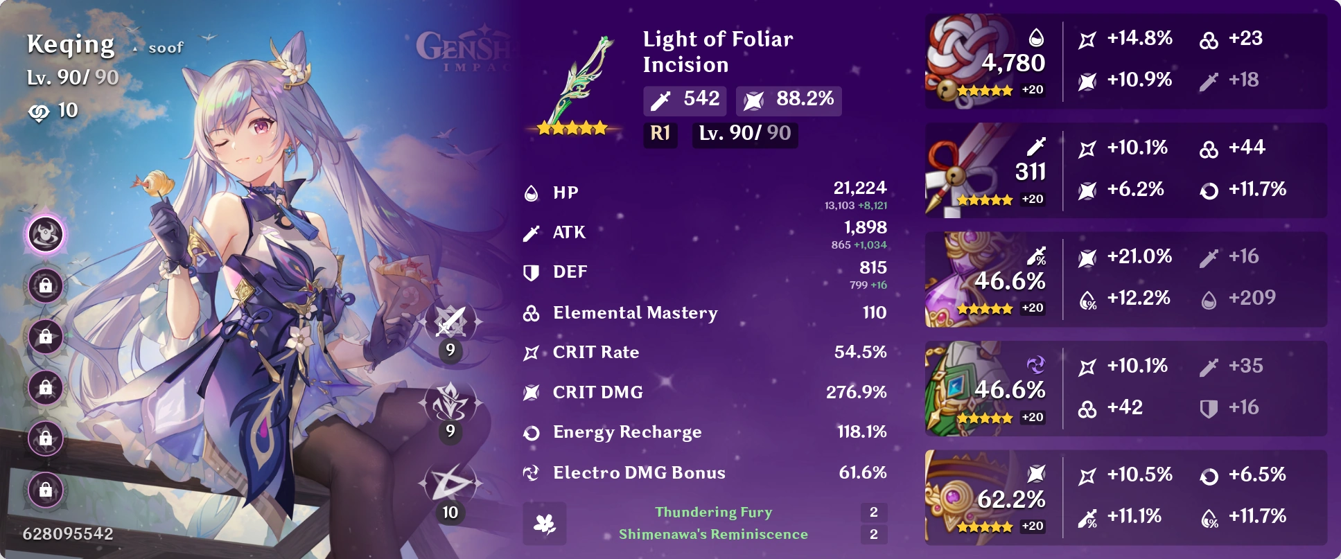 rate my keqing build? | Fandom