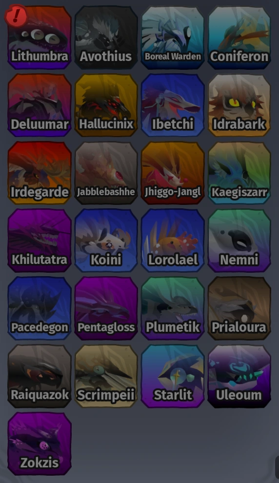 looking to buy my missing creatures | Fandom