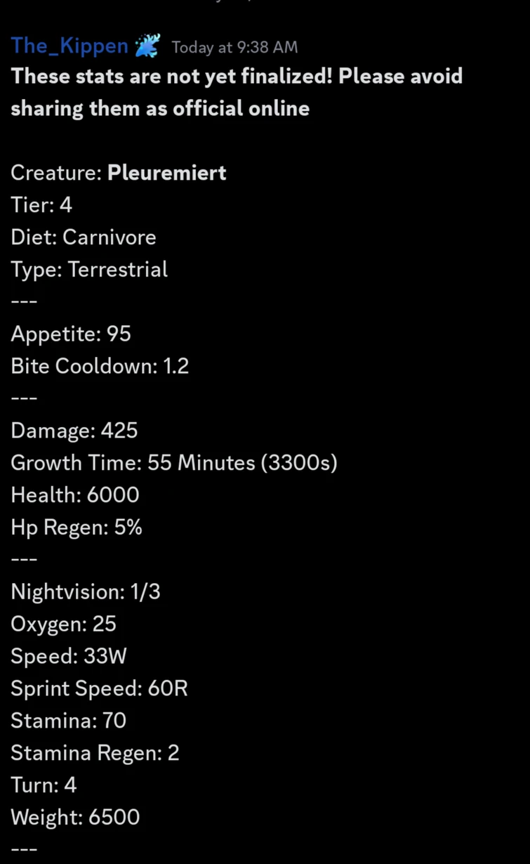 Pleuremiert's unofficial stats | Fandom