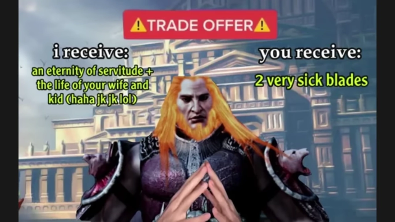 Ares's Trading offer | Fandom