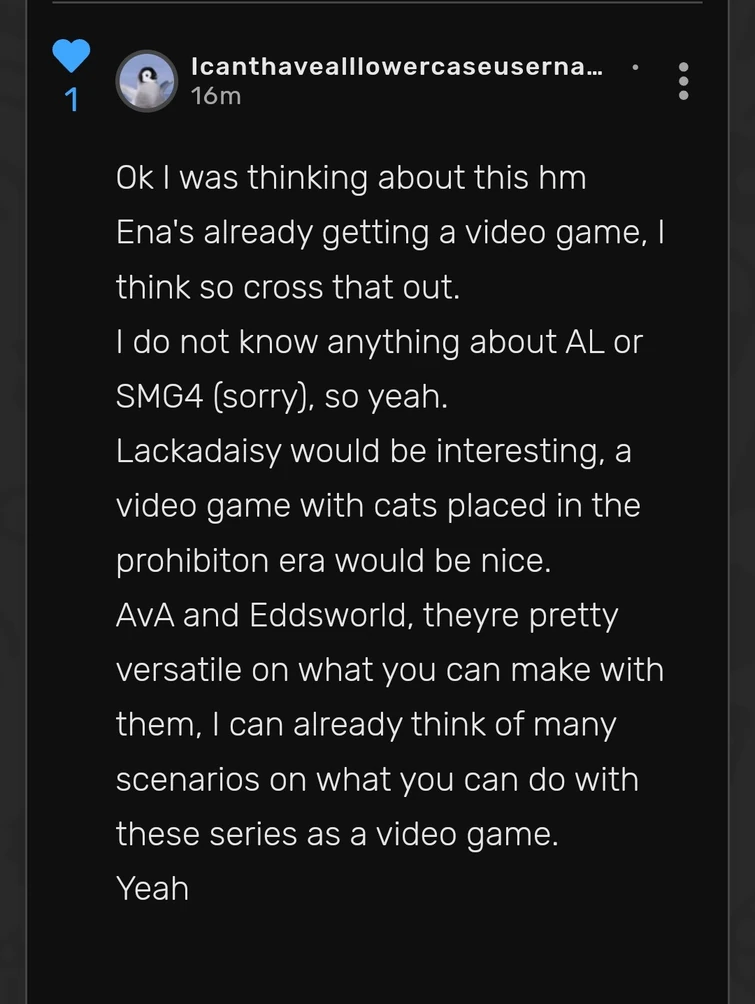 I love these kind's of comments as an indie animation fan | Fandom