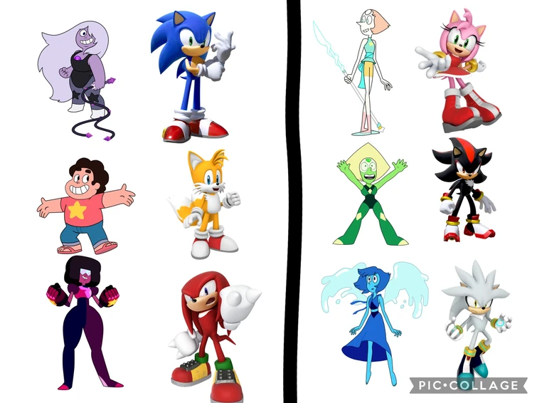 Sonic characters comparison with Steven Universe Characters | Fandom