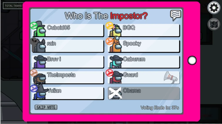 A Brand-New UI for Among us Voting! Upated(Concept) | Fandom