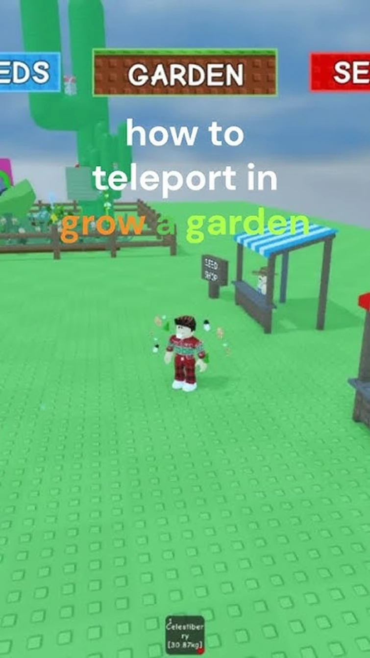 you can now teleport in grow a garden | Fandom