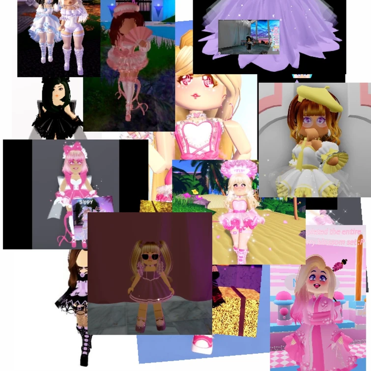 so... uh this is all my royal high photos in my album COMBINED so uh ...