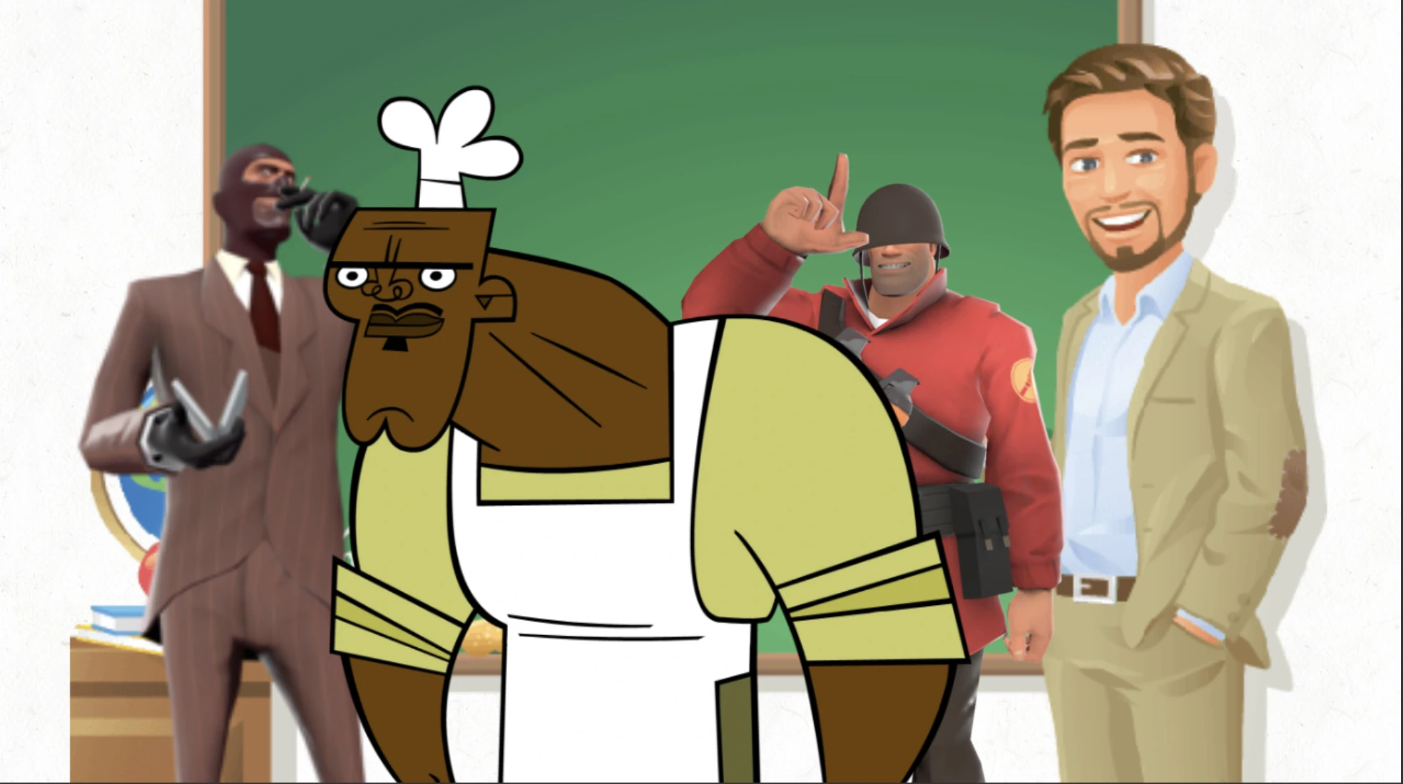 teacher, soldier, chef, spy (real artwork) | Fandom