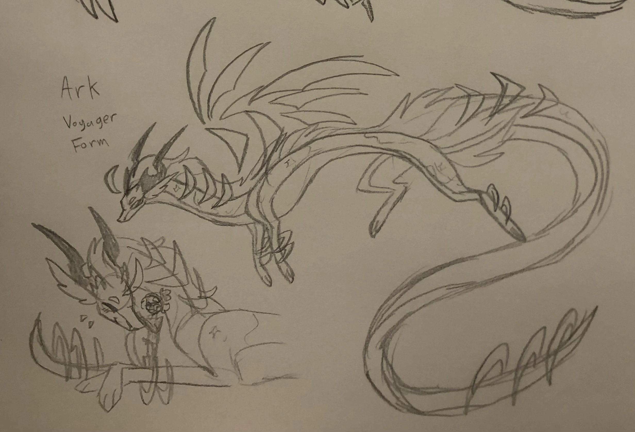 oh lord ark turned into a space worm- | Fandom