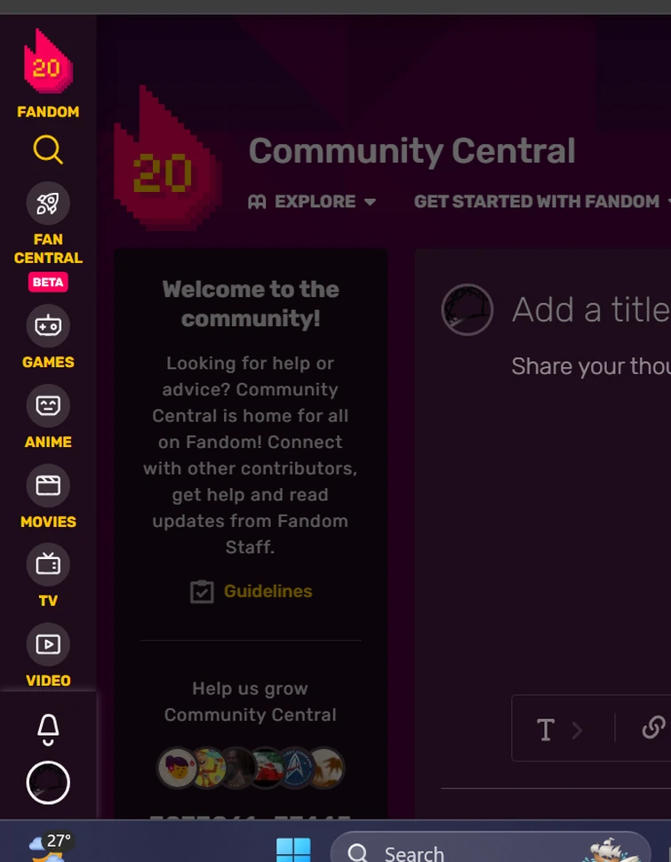 Discuss Everything About Community Central | Fandom