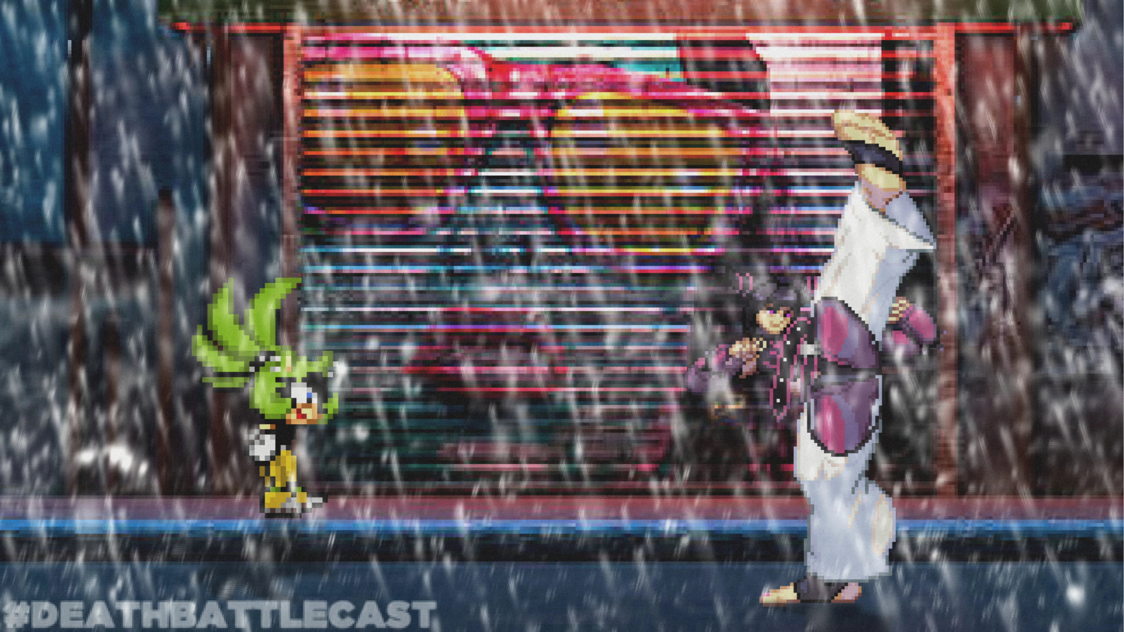 "Electrokinesis Kicks" Juri-Han vs Surge The Tenrec (Street Fighter vs ...