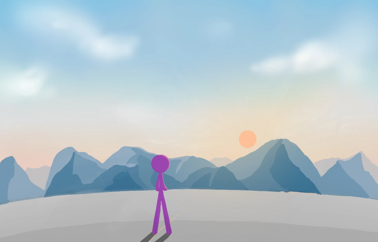 Scenery— A very random drawing. | Fandom