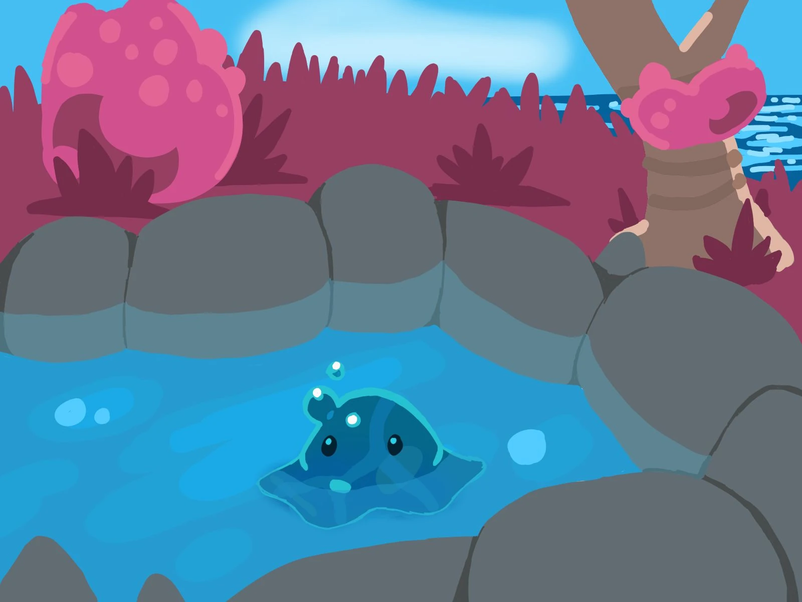 Puddle Slime just chillin' | Fandom