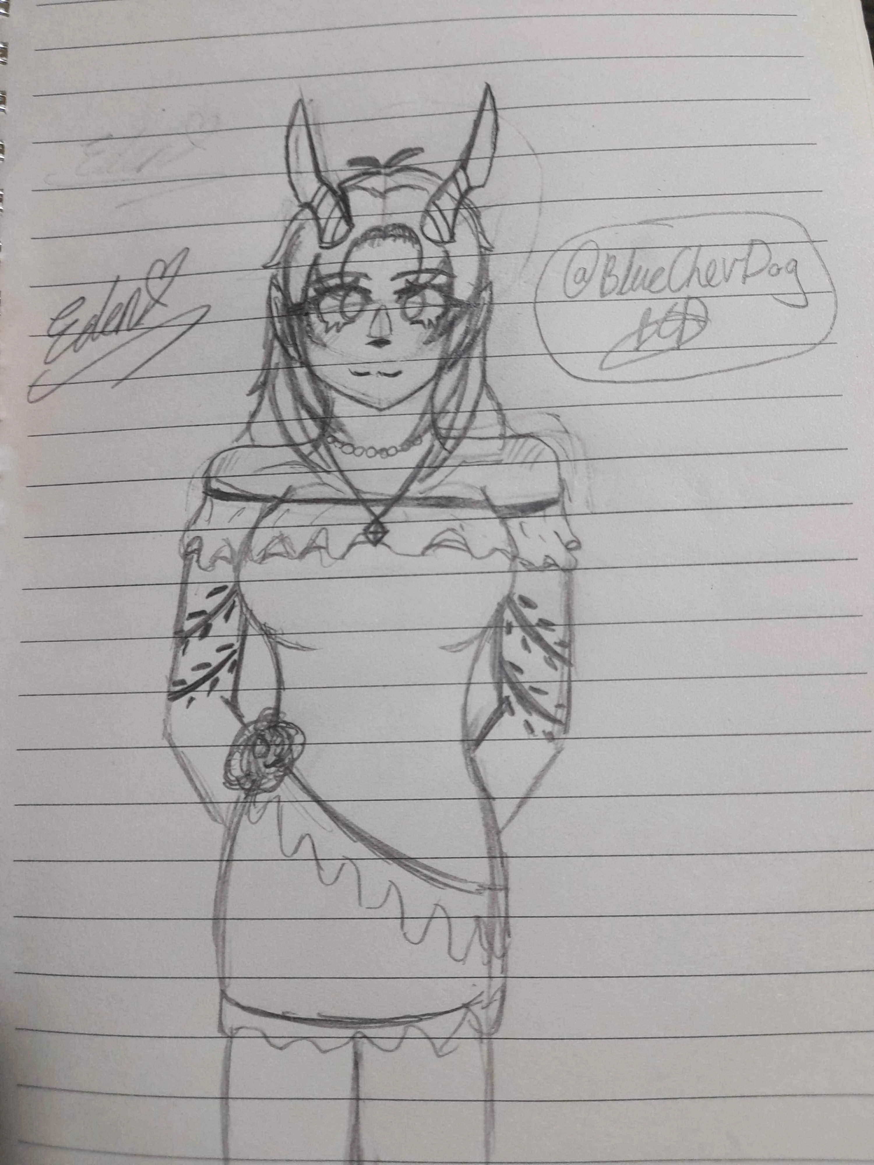 What do you think of my drawing of Eden(MT Moix) as a human? | Fandom