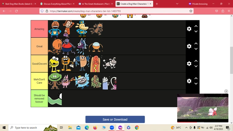 My Dog Man Character Tier List | Fandom