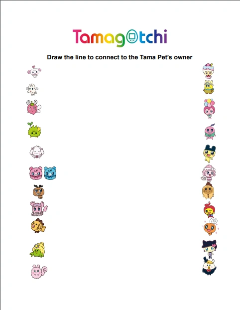 Tamagotchi Worksheet | Fandom