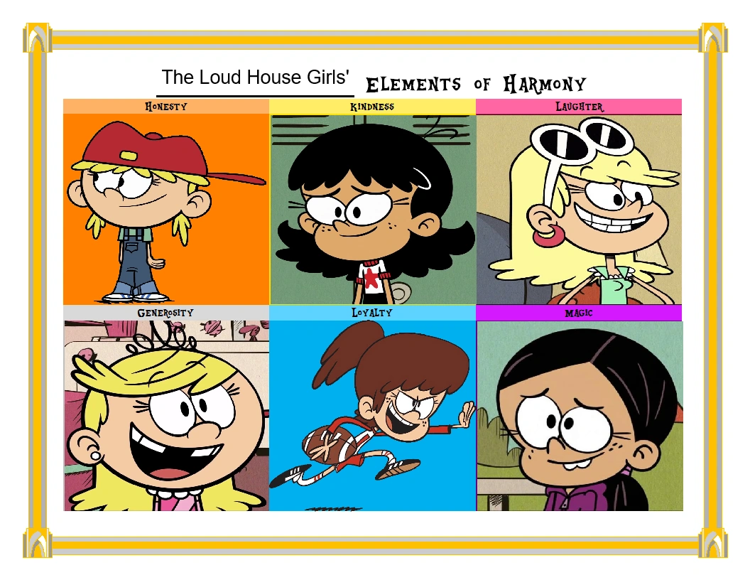 The Loud House Girls' Elements of Harmony | Fandom