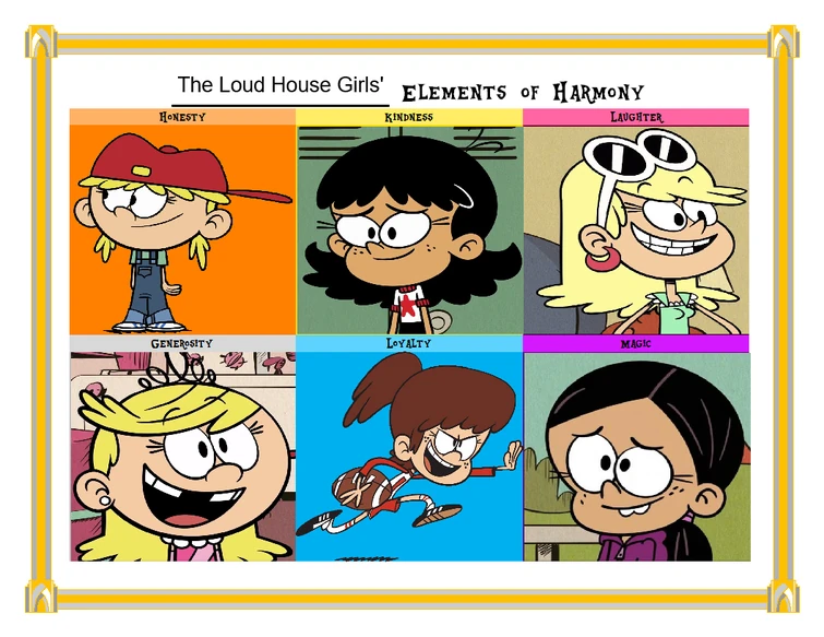 The Loud House Girls' Elements of Harmony | Fandom