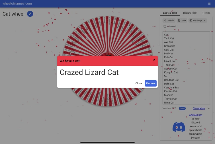 Spun my random wheel | Fandom