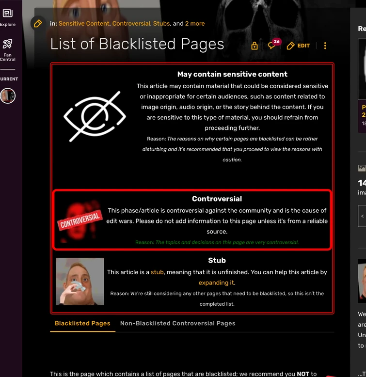 what was even the point of adding the noticebox there | Fandom