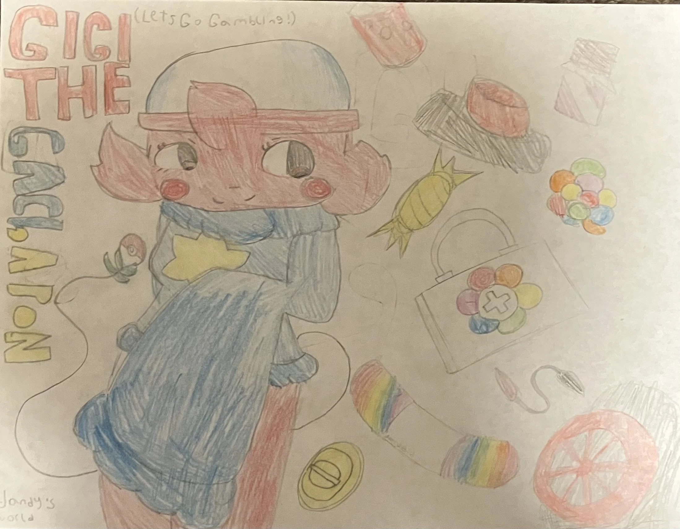 Gigi Drawing I made at school- | Fandom