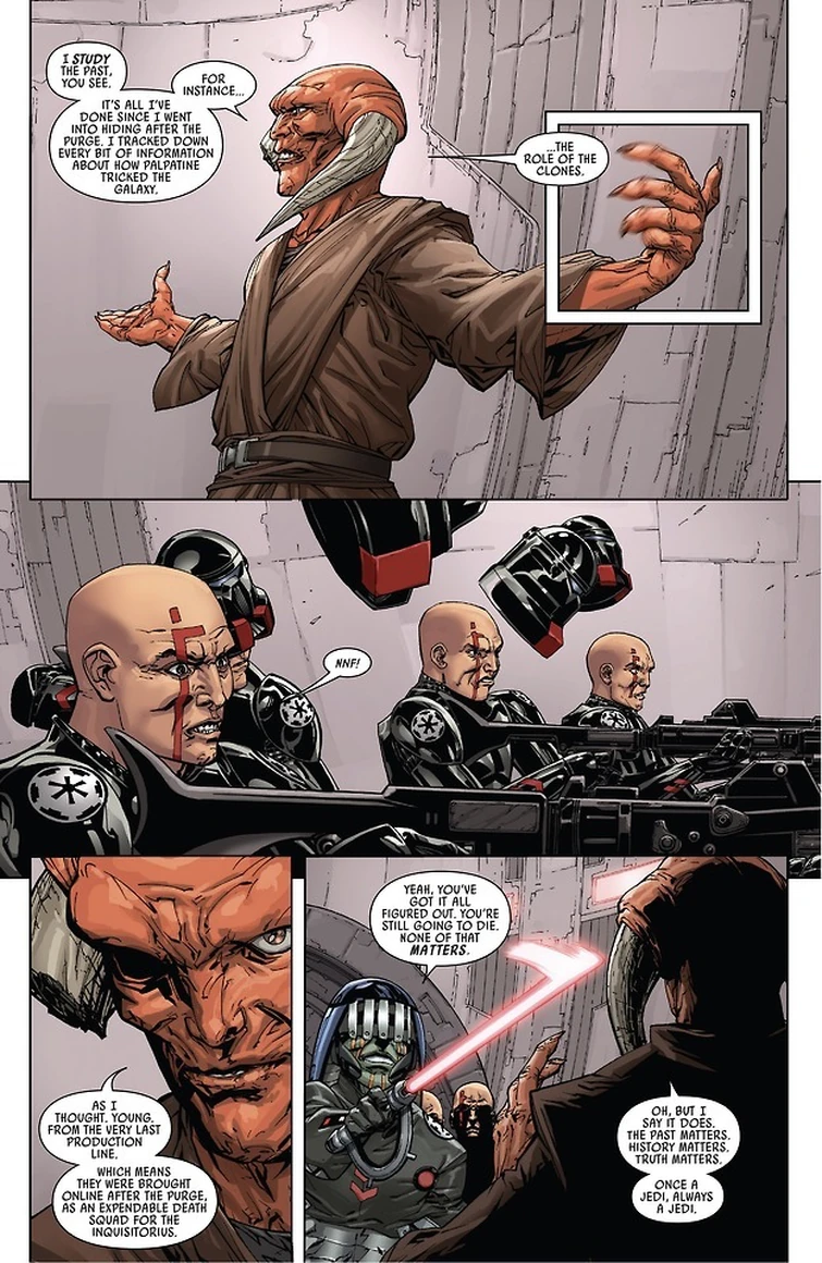 In what ways would Jedi survivors and Clone defectors suspect Order 66 ...
