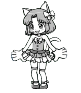 i cropped out moneko battle cats moneko transparent background | Fandom