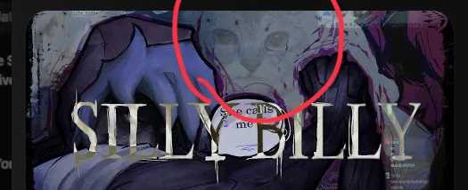 Strange face on Silly Billy Ost art | Fandom