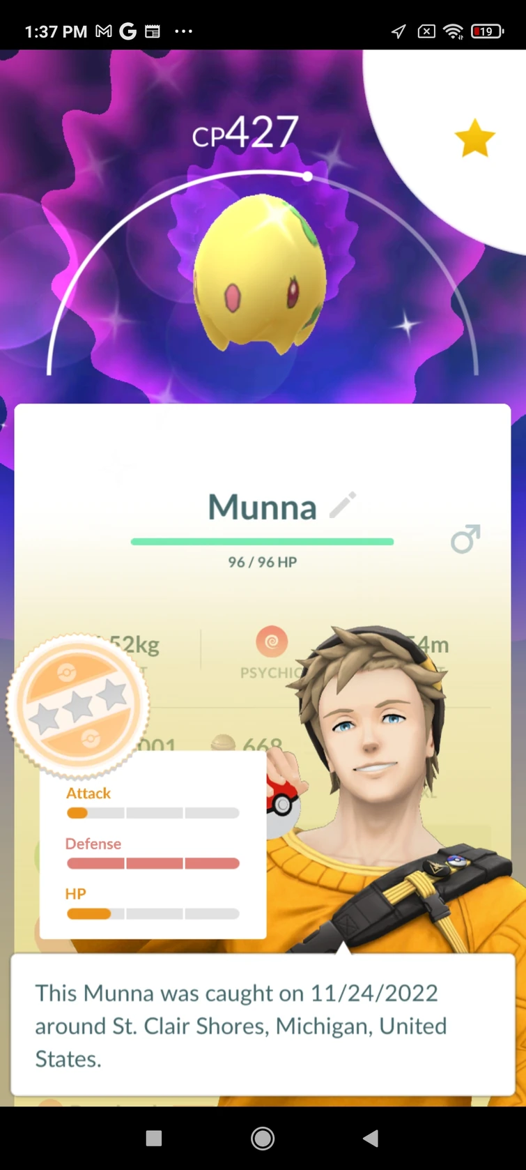 My first Shiny Munna! | Fandom