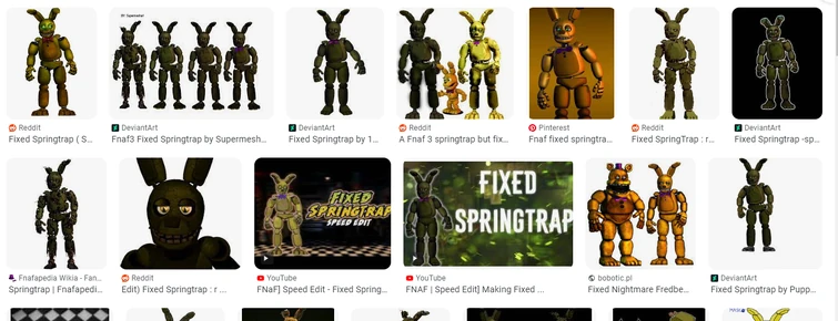 Fixed Springtrap art | Fandom
