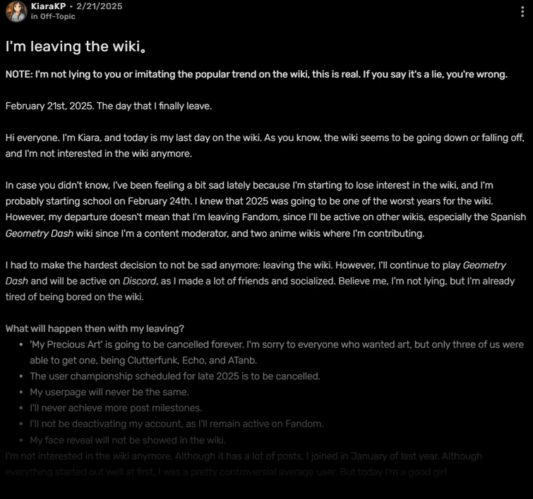 KiaraKP quitting compilation | Fandom