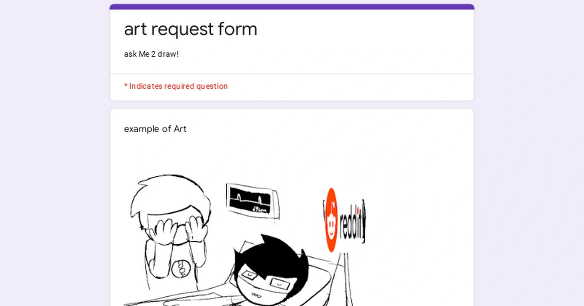 anon art Request form! | Fandom