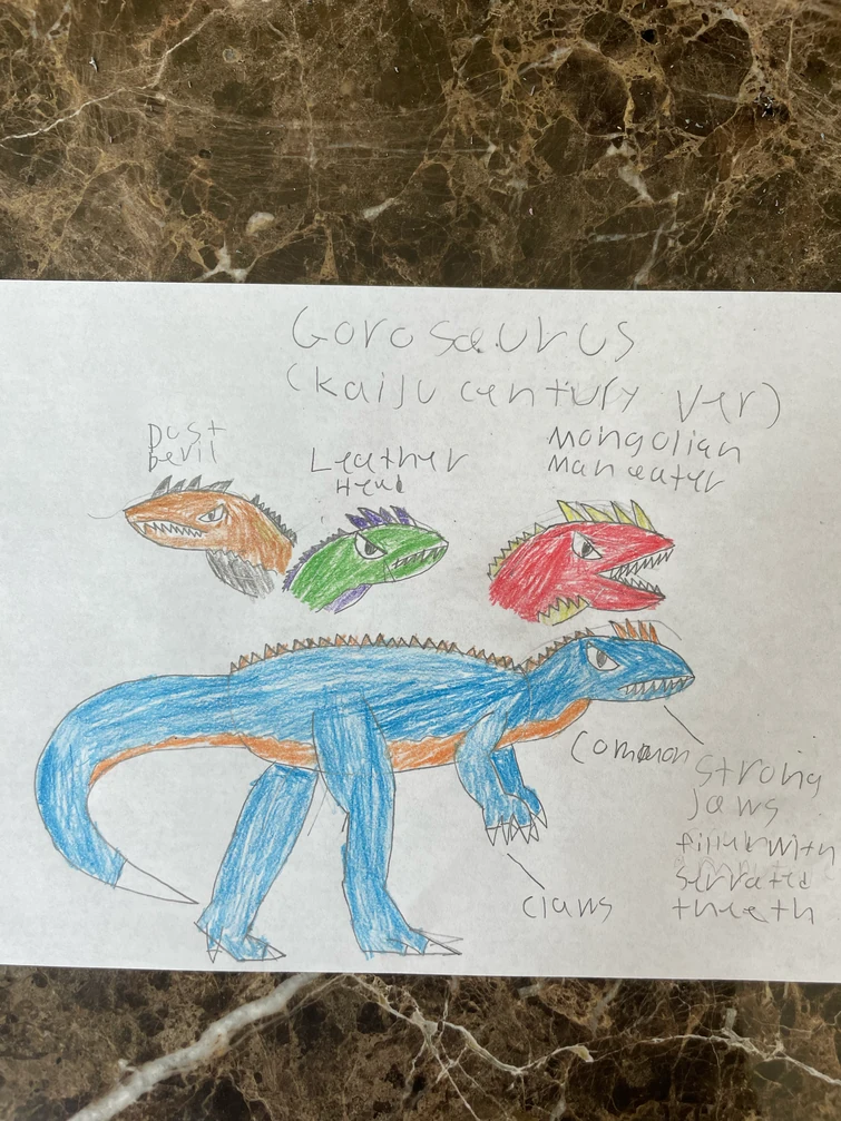 Gorosaurus redesigned by yours truly! | Fandom