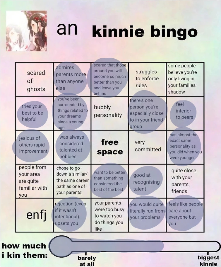 Doing more kinnie bingos! | Fandom