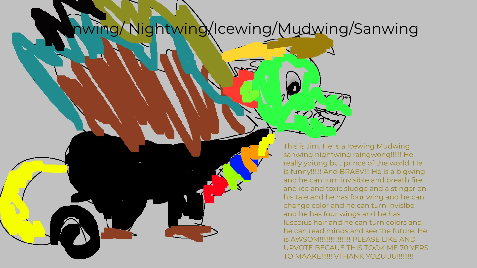 everyone meet my brother's oc jim, the best wof oc in creation!! | Fandom