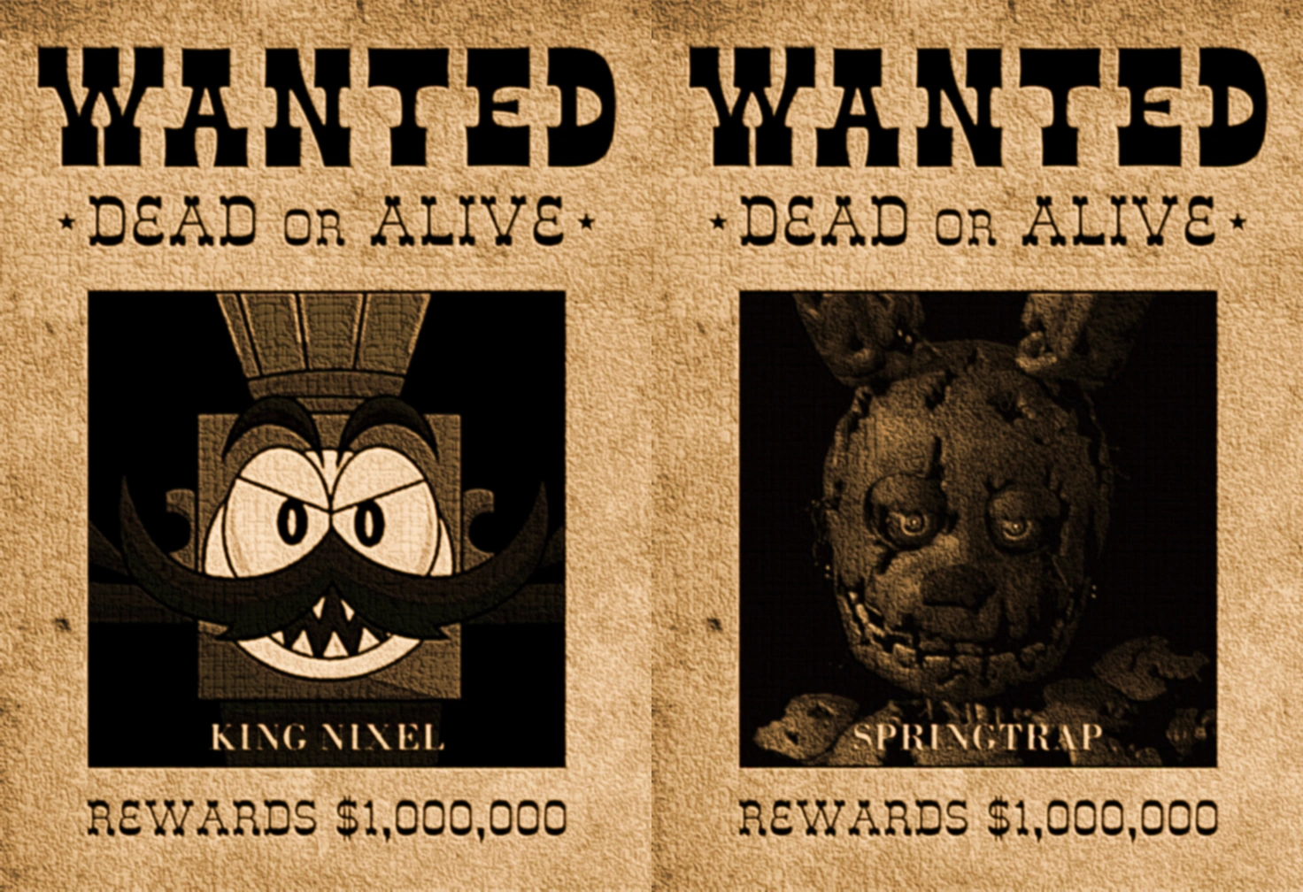 Here are four Wanted Posters | Fandom