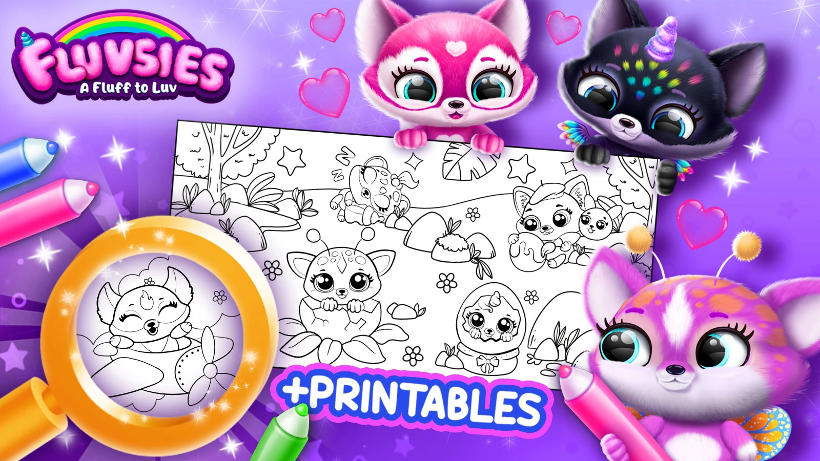 Download free printables with Fluvsies 🩷 | Fandom