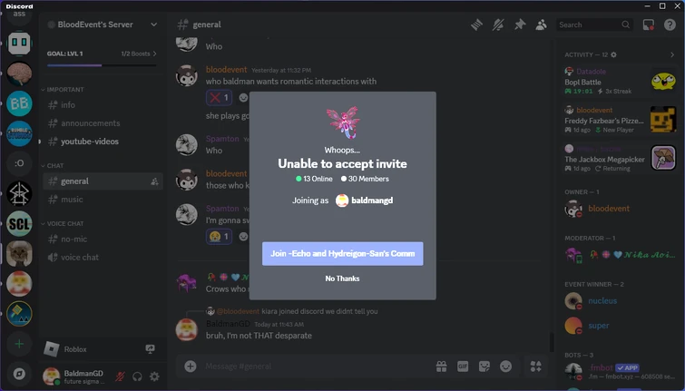what is the gd wiki server | Fandom