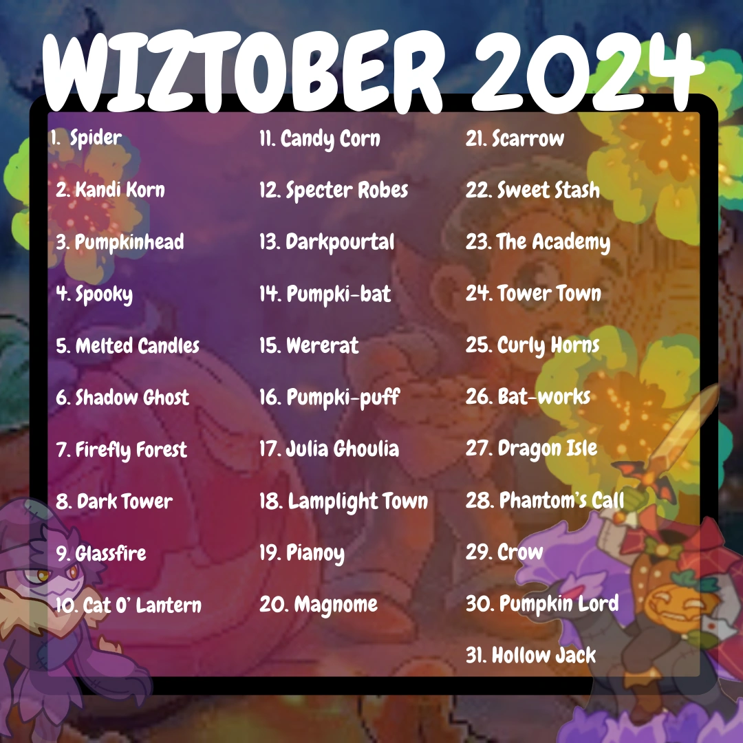 The 2024 Wiztober Art Prompt List! | Fandom