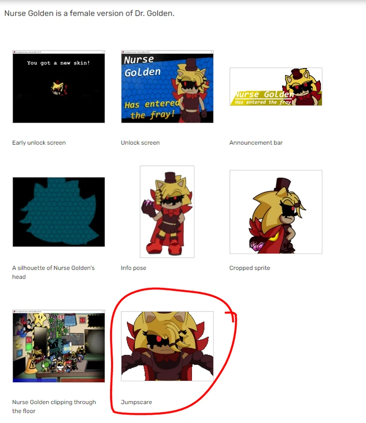 ummm.... hey guys, i saw there was nurse golden jumpscare on jaygi's ...