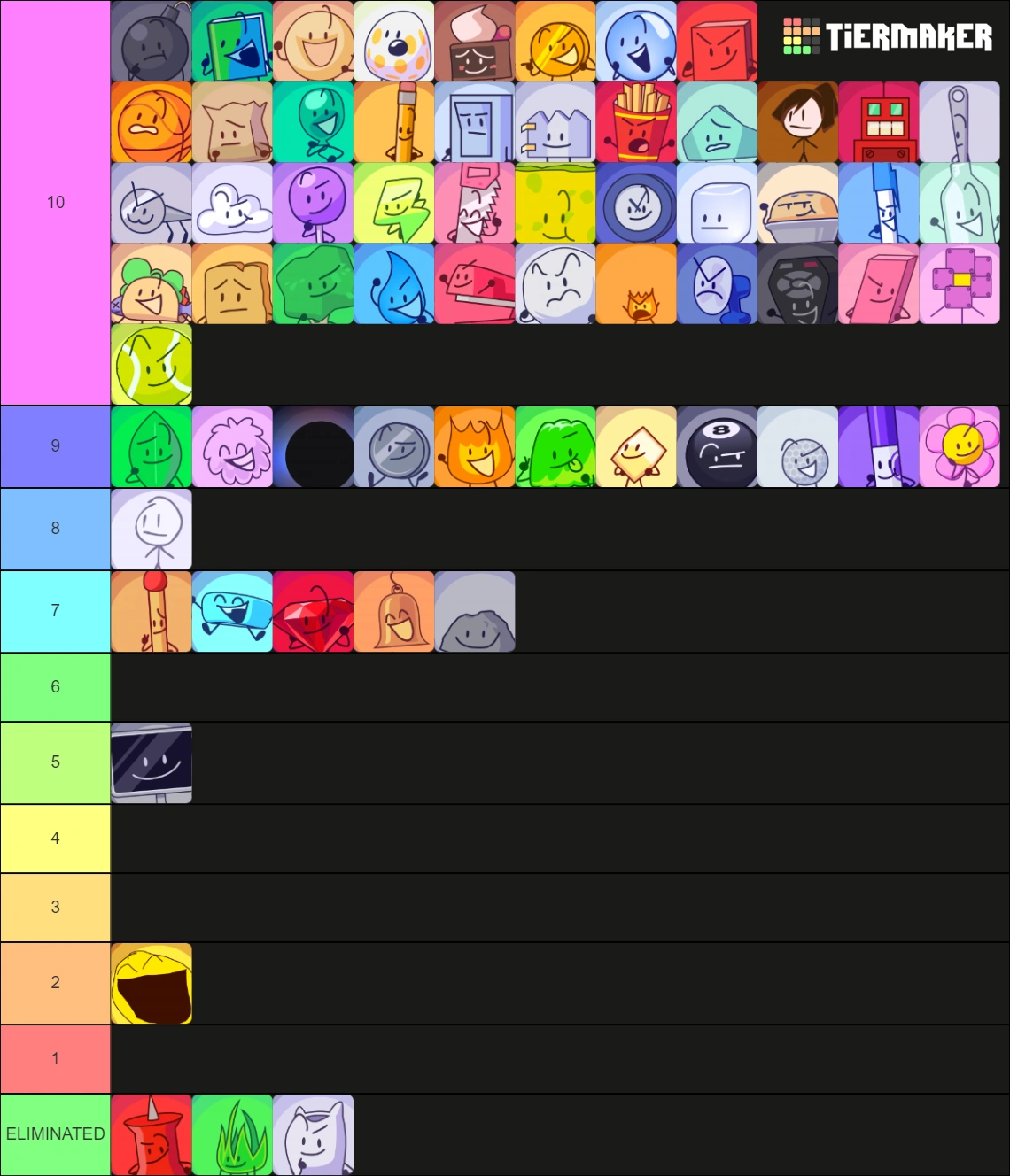 BFB 10 lives Voting #12 | Fandom