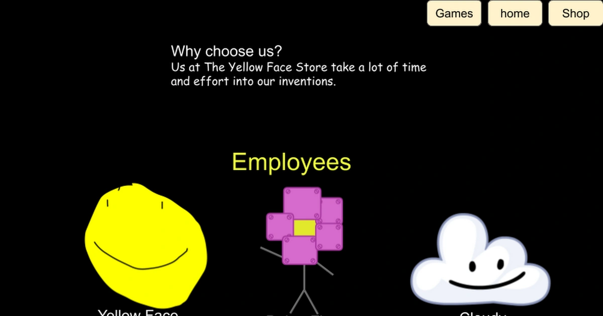 The Official Yellow Face Store Website! | Fandom