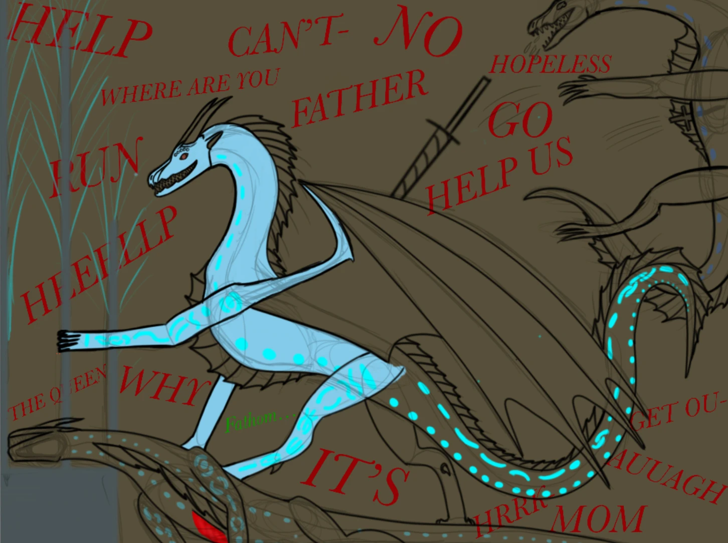 Albatross Murdering the Entire SeaWing Royal Family Pt. 2 (WiP TW for ...