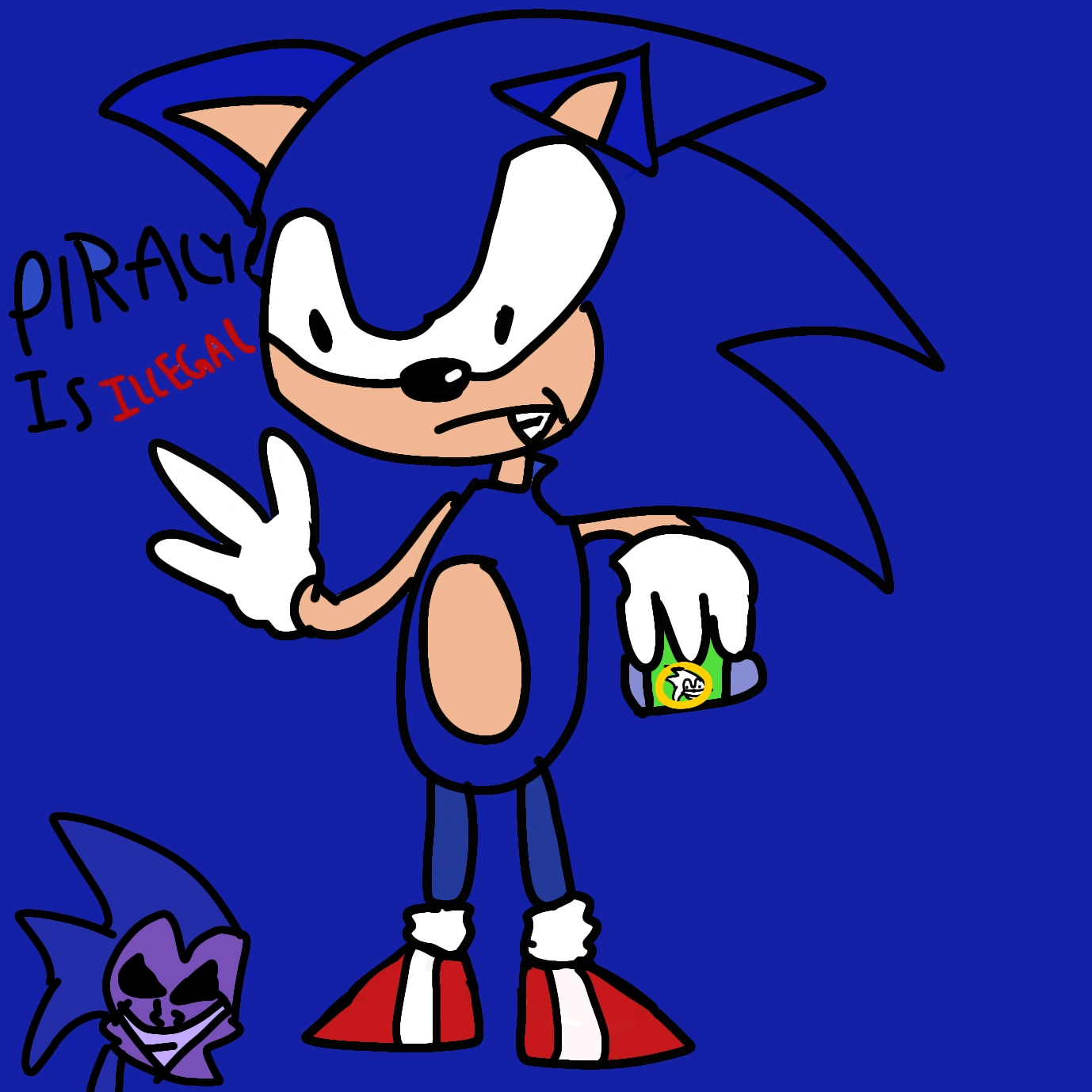 Anti piracy sonic(not pc port Lord x) | Fandom