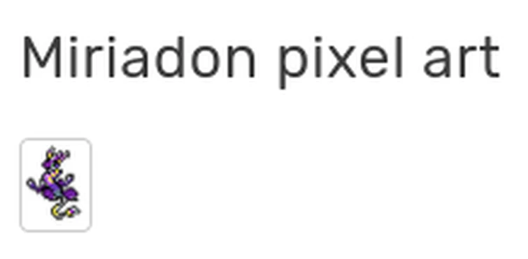 Miriadon pixel art | Fandom