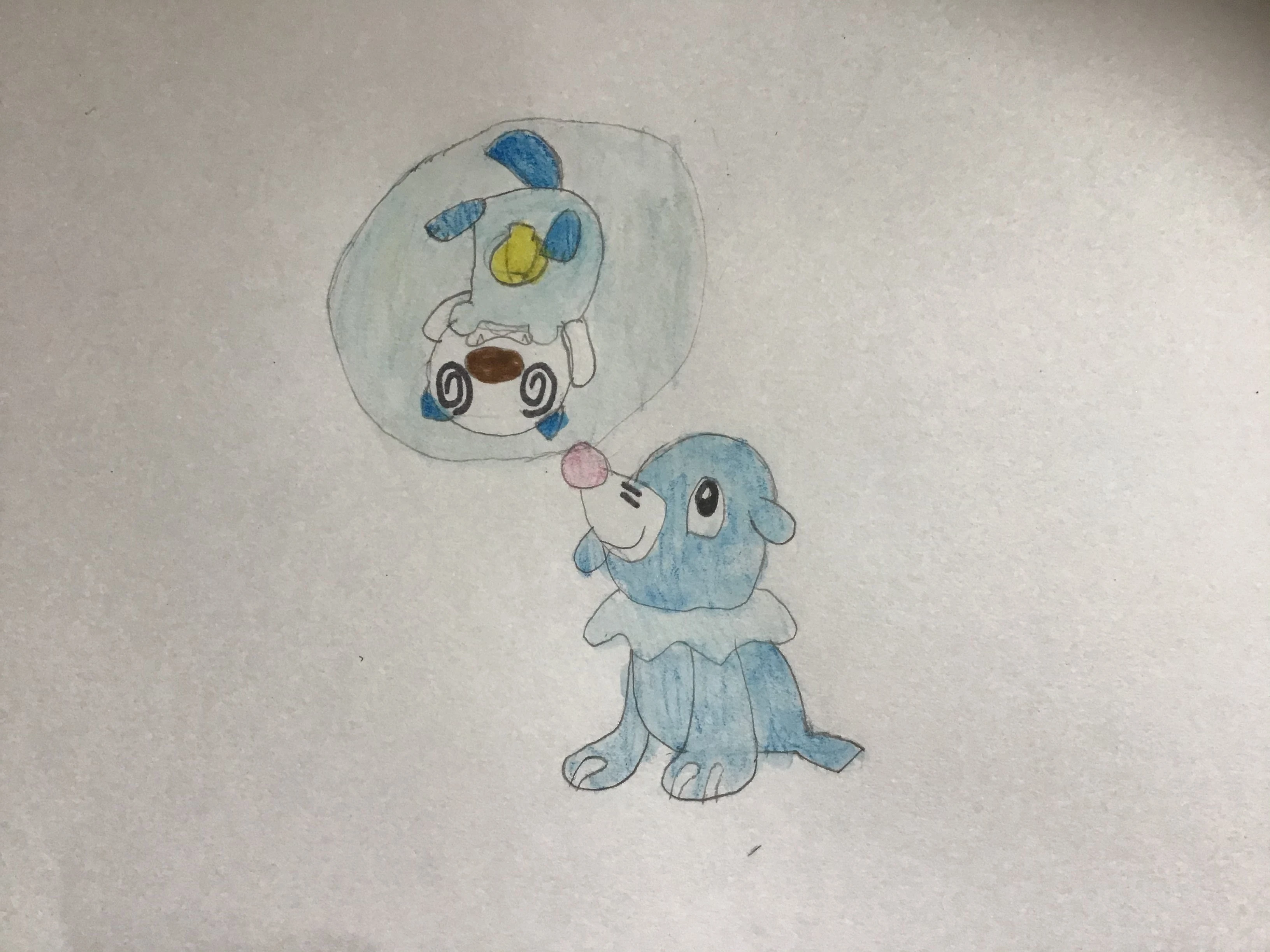 Popplio and Oshawott drawing | Fandom
