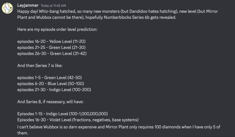 I made this Series 6+ prediction here | Fandom