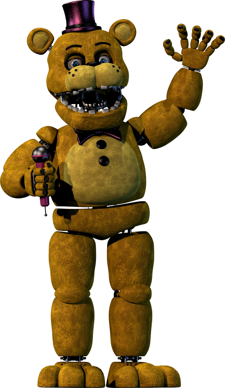 Restored Fredbear Remodel Concept (Model Credits: Bloodberry-Panda) | Fandom