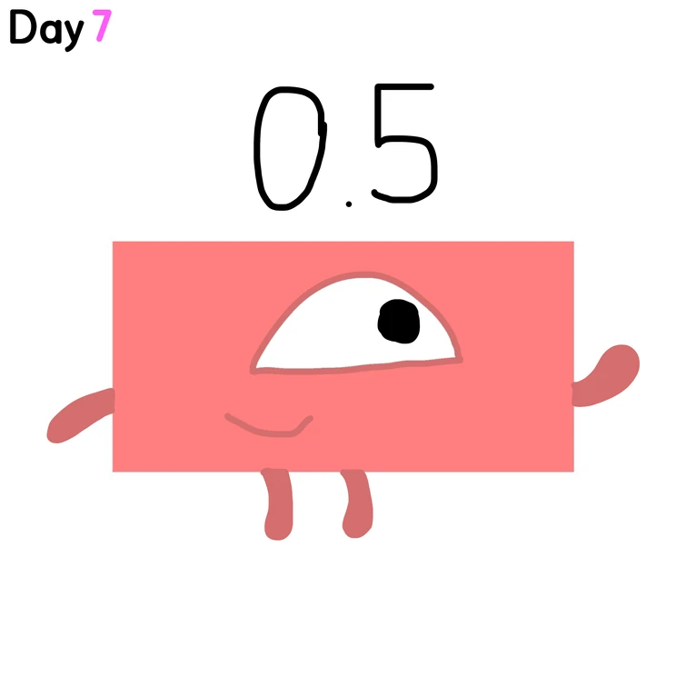 Fictional Googology Numberblocks (Day 7: One Half | Fandom