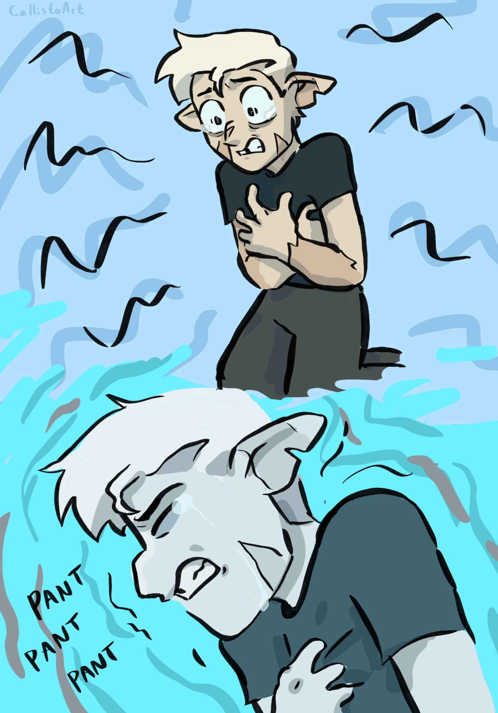 Hunter's Panic Attack (Comic) --TW: Disturbing imagery/CPTSD-- | Fandom