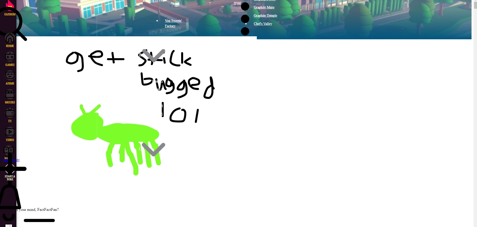 Fandom Stickbugged Me ёяшя Fandom